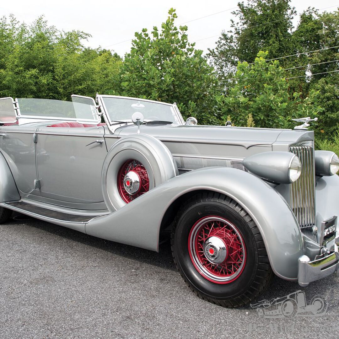 Car Packard Eight Dual-Cowl Sport Phaeton 1935 for sale - PreWarCar