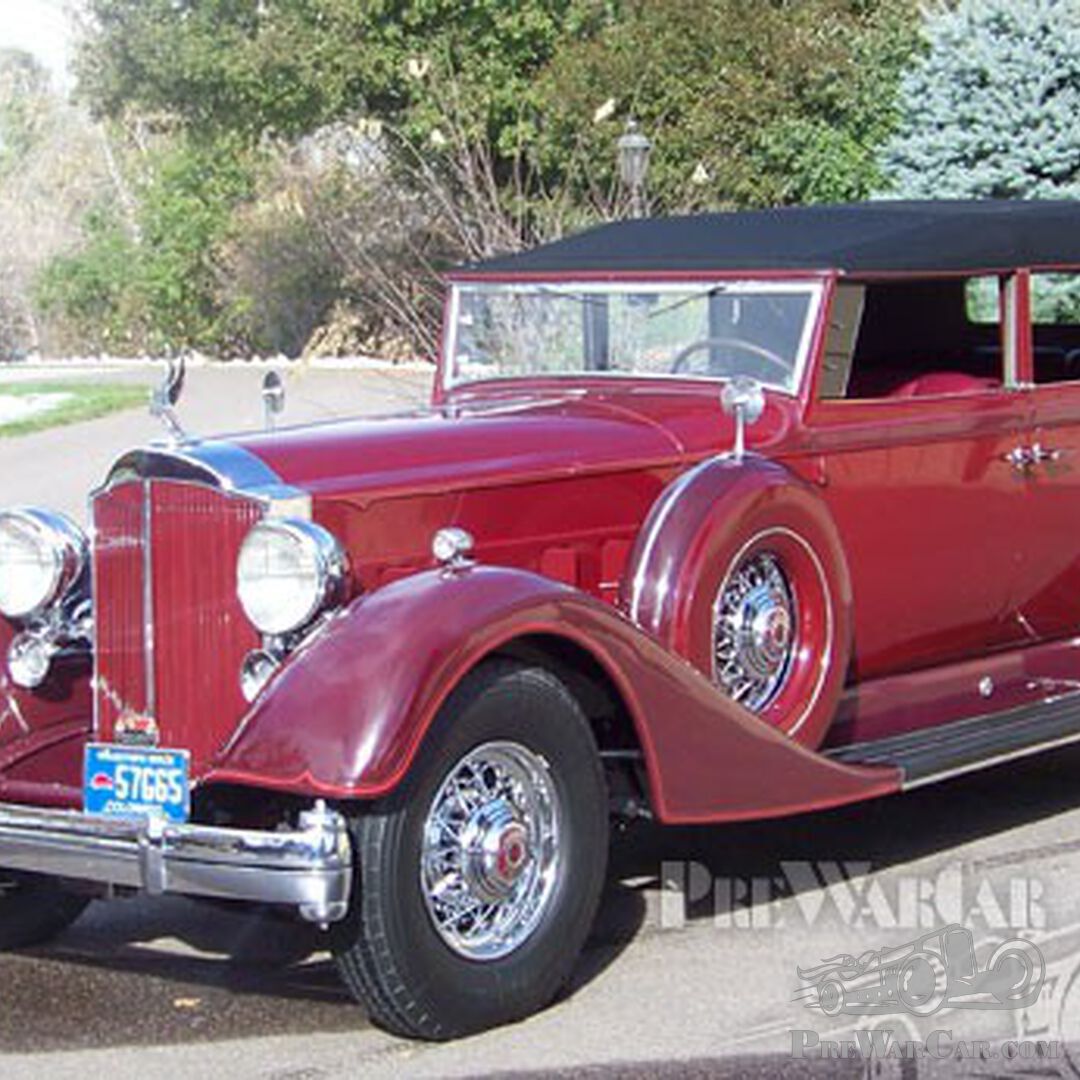 Car Packard Twelve Convertible Sedan 1934 for sale - PreWarCar