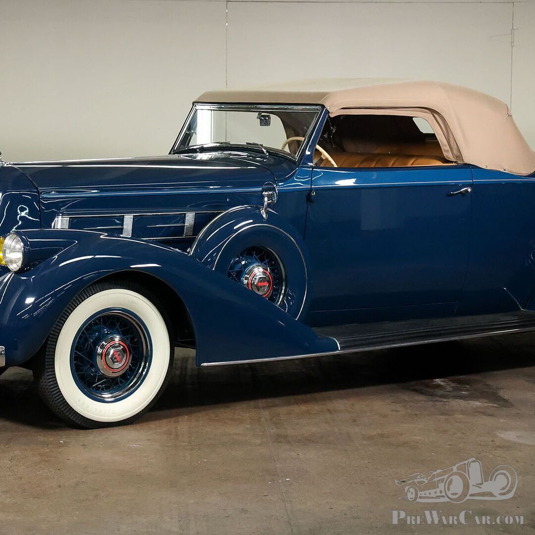 Auto Pierce Arrow Model 1801 8 Convertible Coupe 1938 te koop - PreWarCar