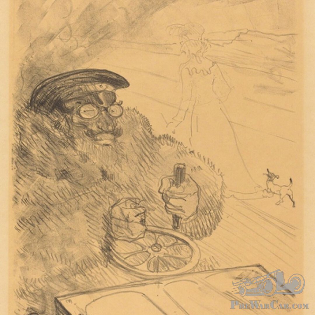 The search for "L'Automobiliste" by Henri de Toulouse-Lautrec - PreWarCar