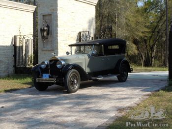 One of six 1927 Packard Touring cars made for the British market ...
