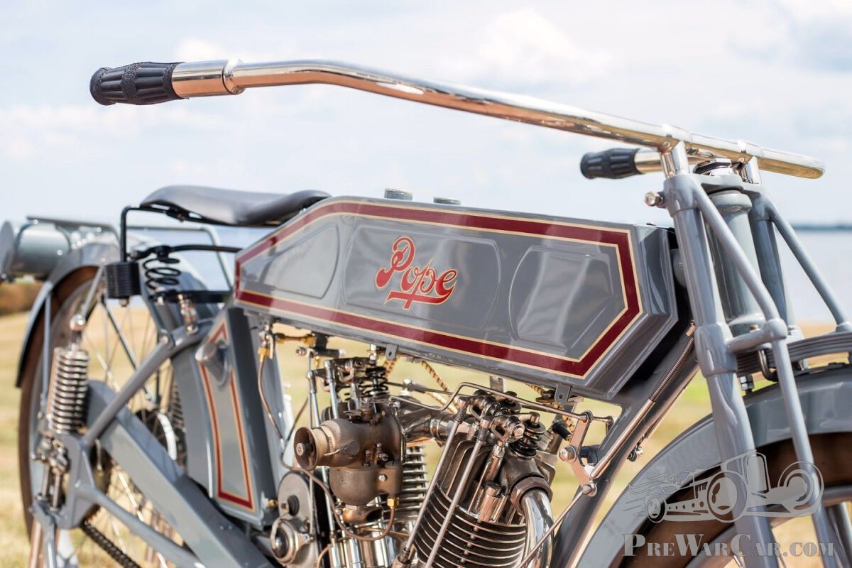 Motorfiets Pope Model T Twin 1918 te koop - PreWarCar