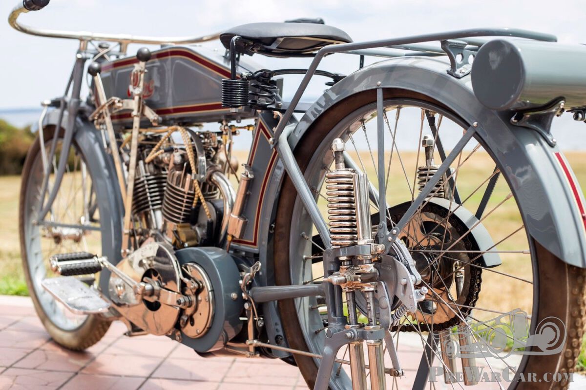 Motorfiets Pope Model T Twin 1918 te koop - PreWarCar