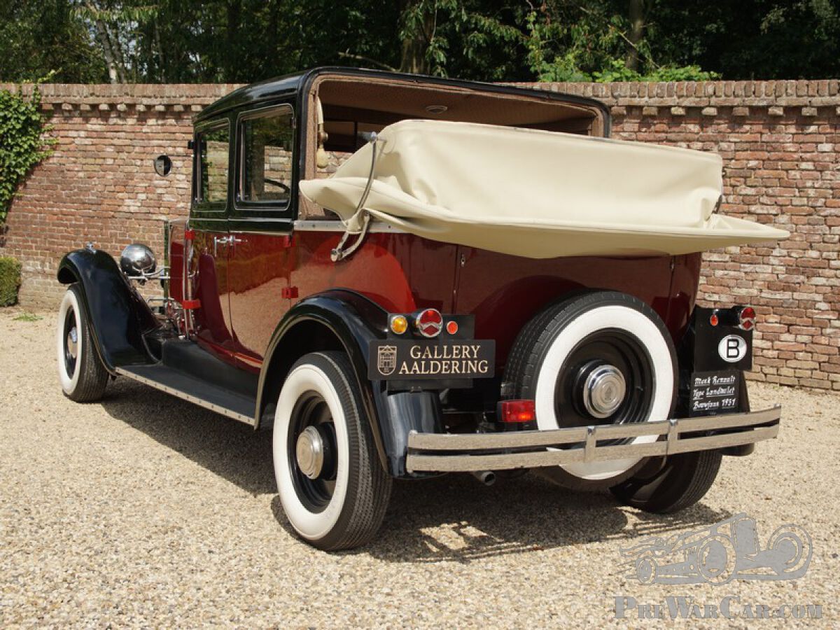 Car Renault KZ Landaulette 1931 for sale - PreWarCar