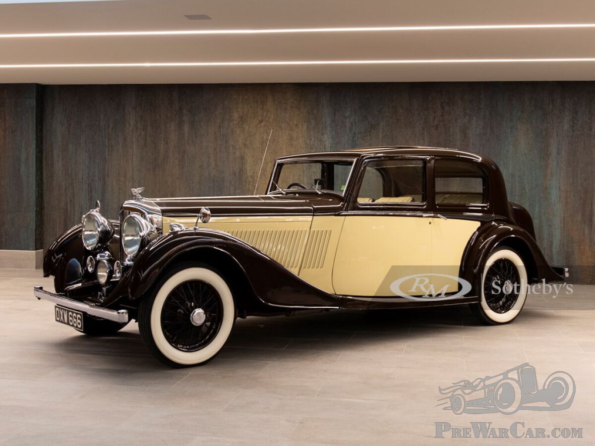 Car Bentley 4¼-Litre Pillarless Saloon 1937 for sale - PreWarCar