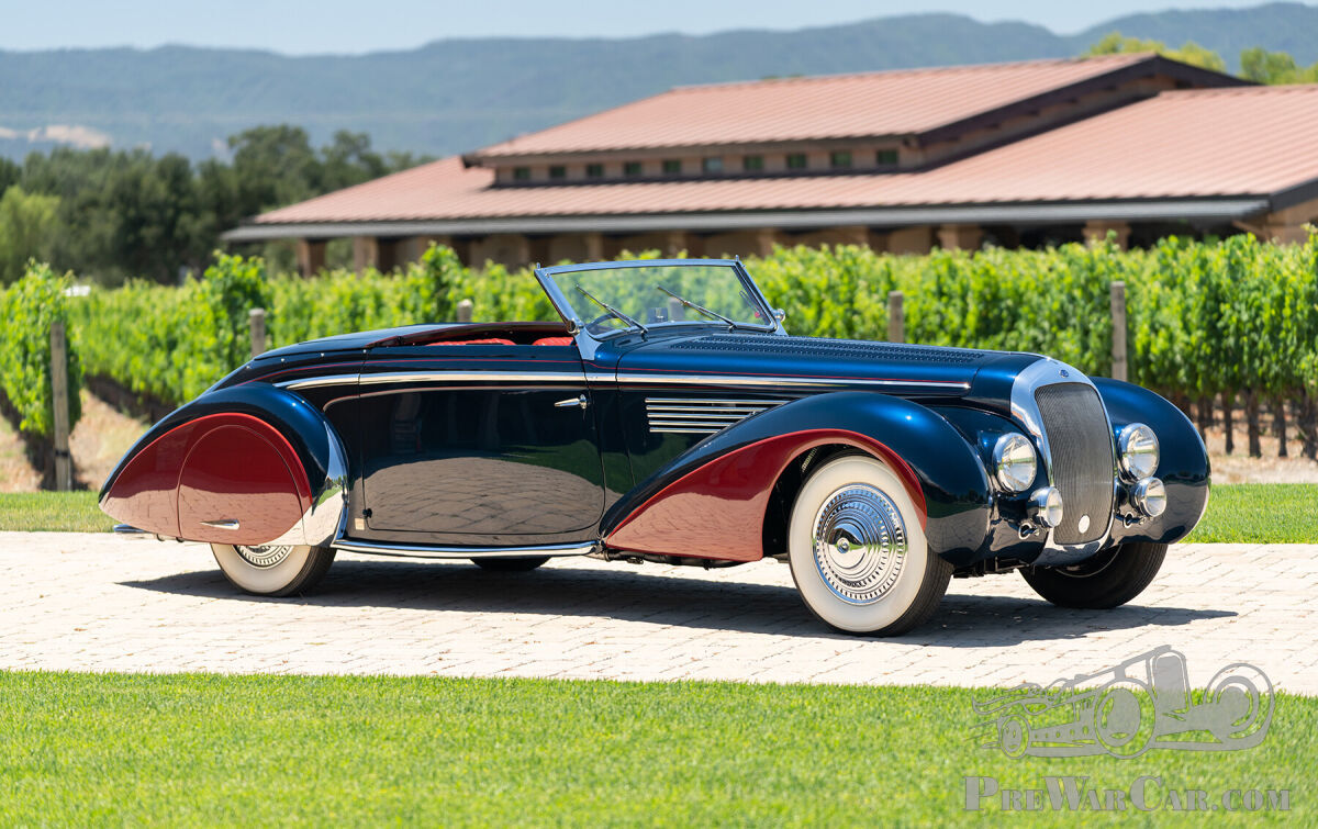 Car Delage D8-120 Cabriolet Grand Luxe for sale - PreWarCar