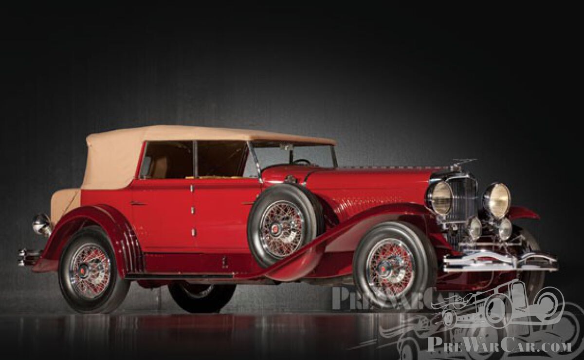 Car Duesenberg Model J Convertible Sedan 1931 for sale - PreWarCar