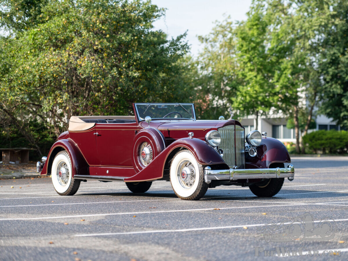 Car Packard 1107 Twelve Convertible Victoria 1934 for sale - PreWarCar