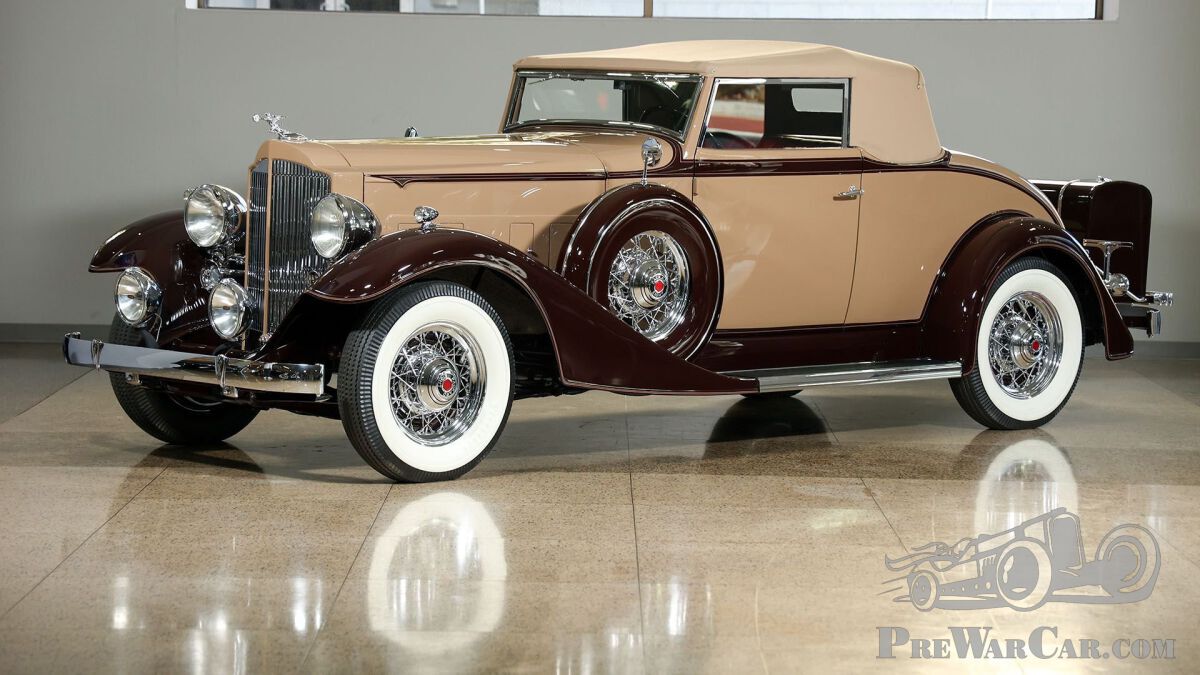 Car Packard Eight 1001 Coupe-Roadster 1933 for sale - PreWarCar