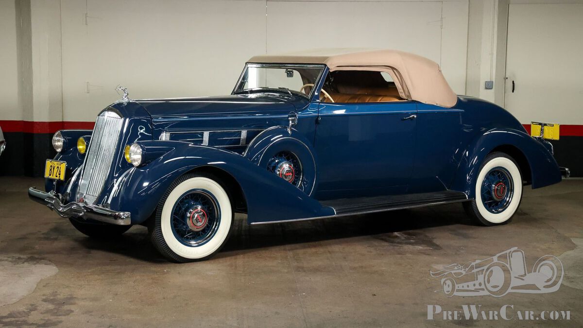 Car Pierce Arrow Model 1801 8 Convertible Coupe 1938 for sale - PreWarCar
