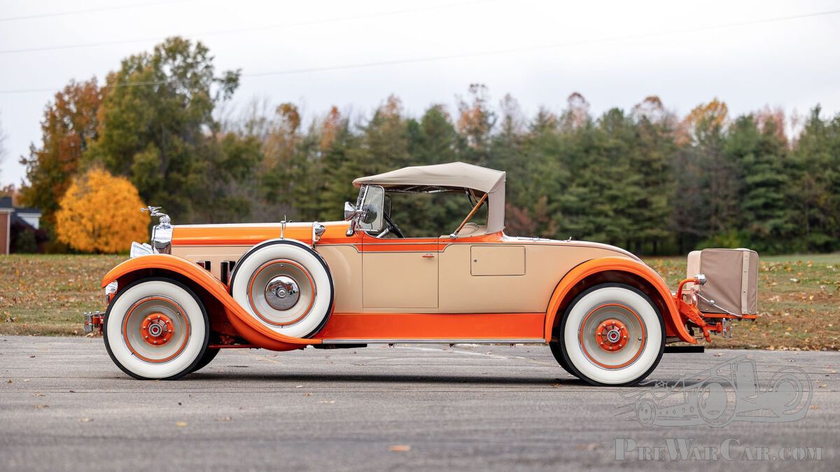 Car Packard 640 Custom Eight Runabout 1929 for sale - PreWarCar