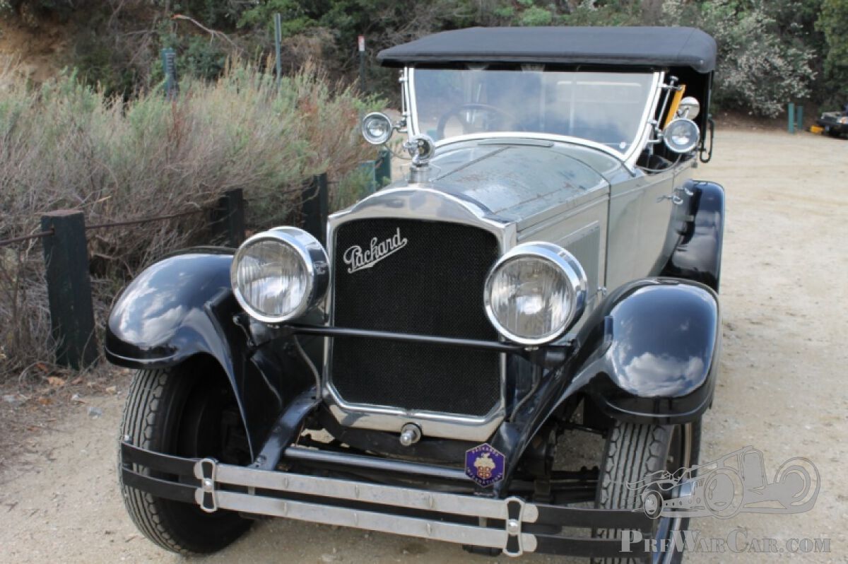 One of six 1927 Packard Touring cars made for the British market ...