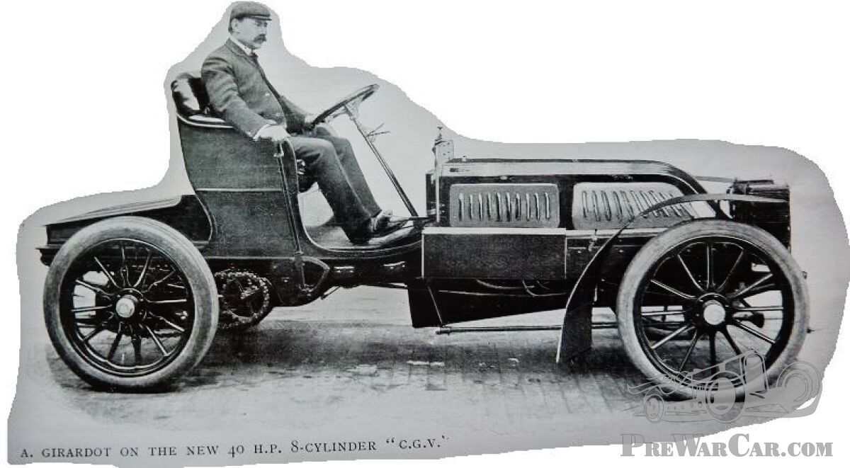 About Quiz #398: 1903 C.G.V. 8 cylinder - PreWarCar
