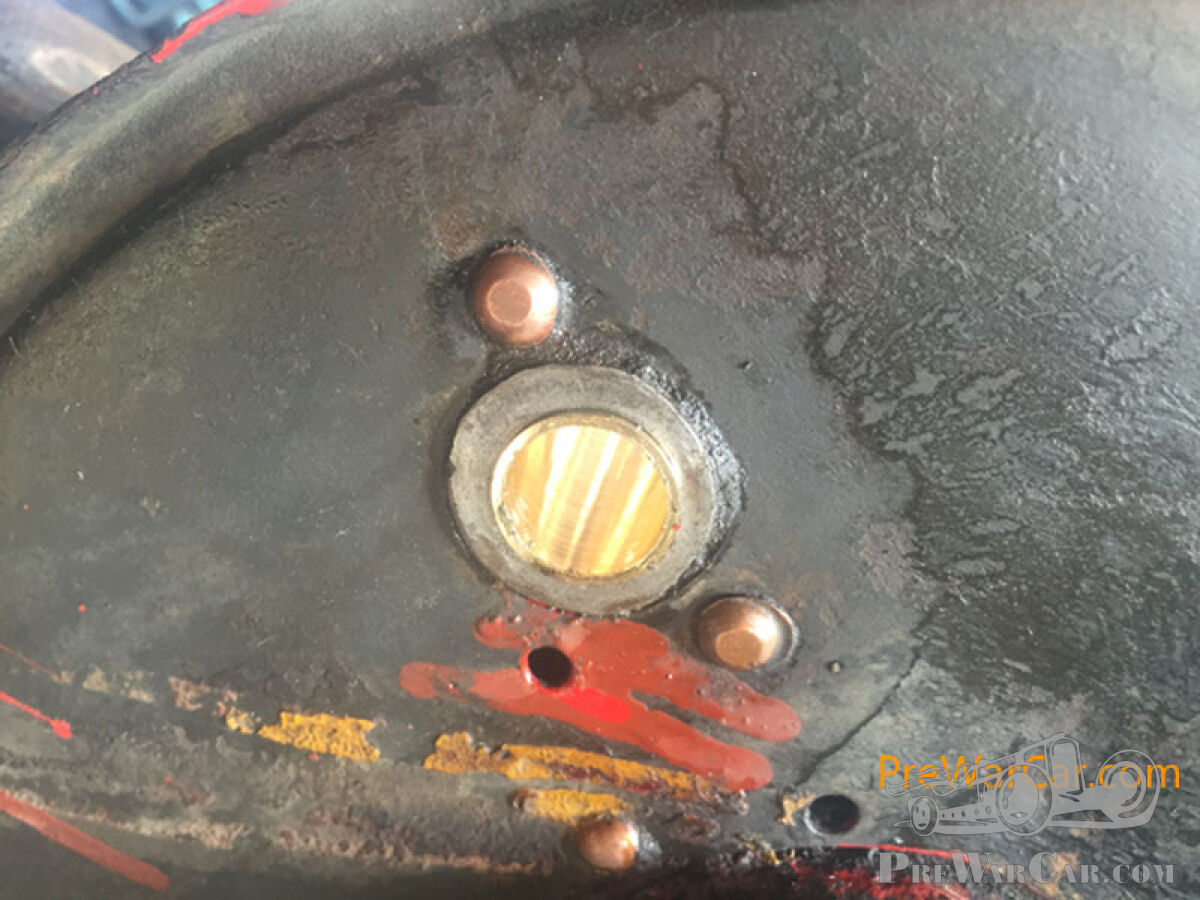 PWC workshop: Play on the brake arms - PreWarCar