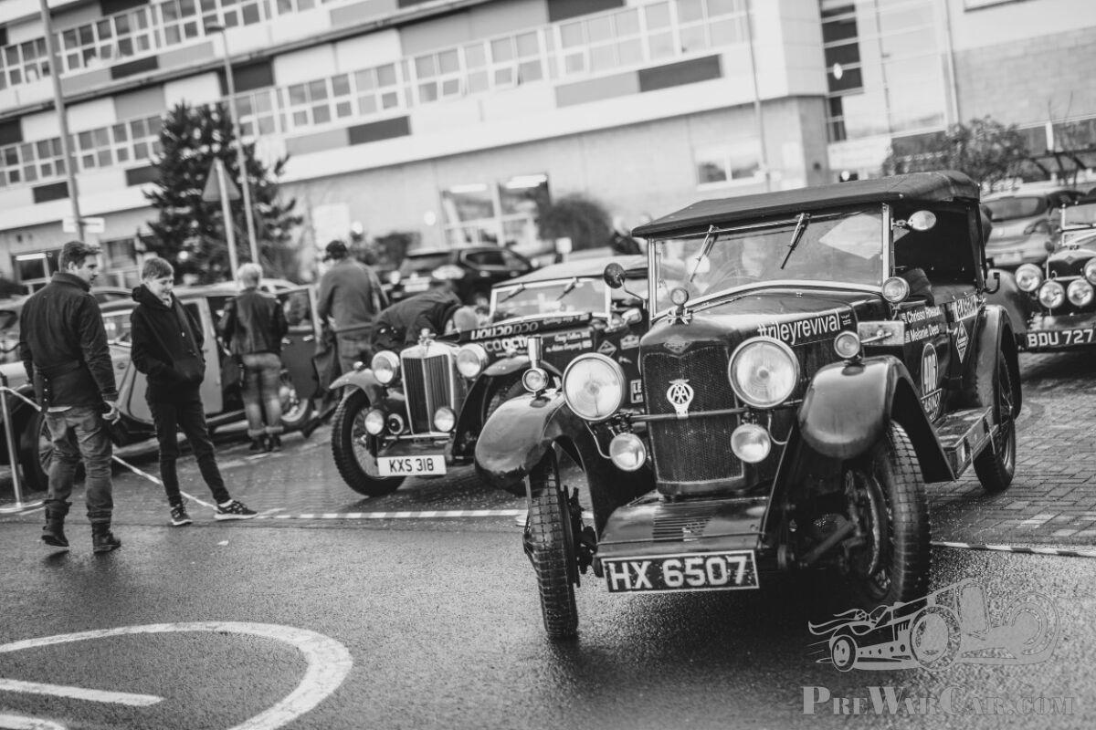 The Blue Diamond Riley Services team in the 2019 Rallye Monte-Carlo ...