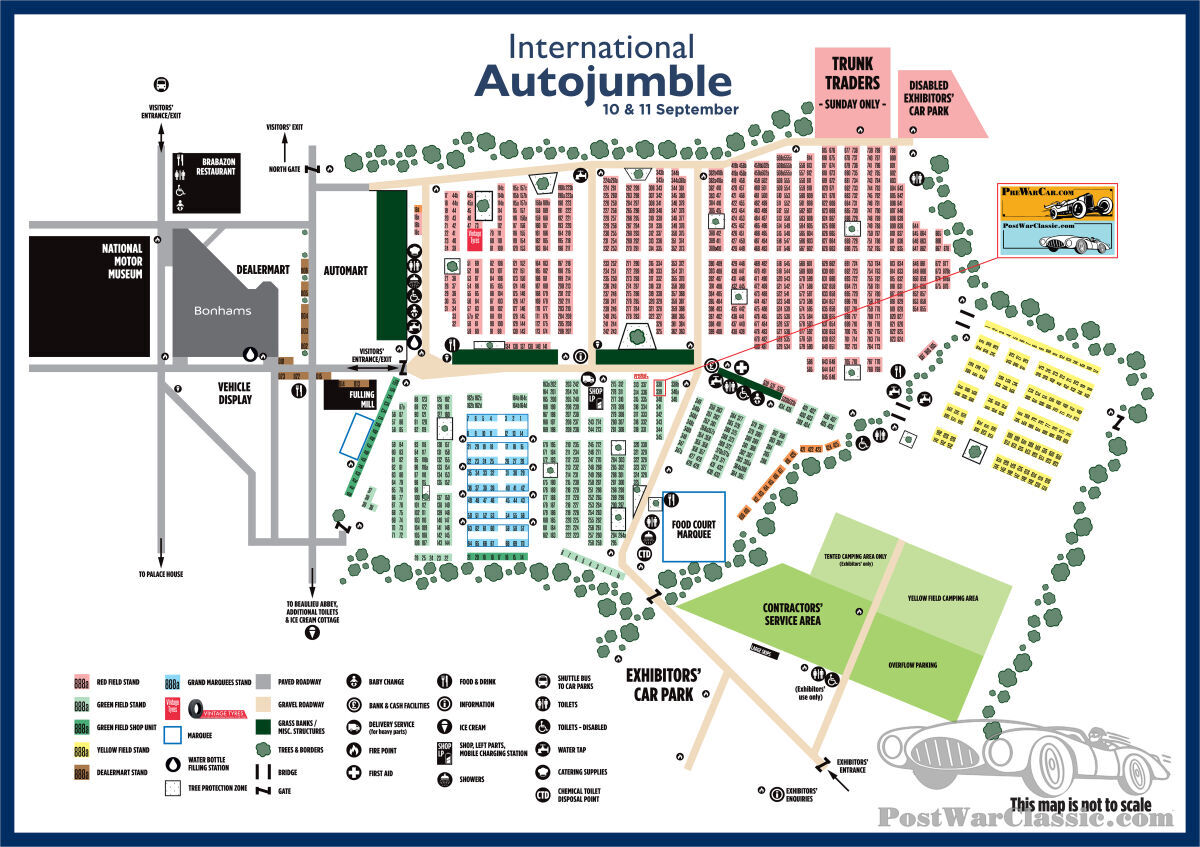 International Autojumble Map 2022 - PreWarCar