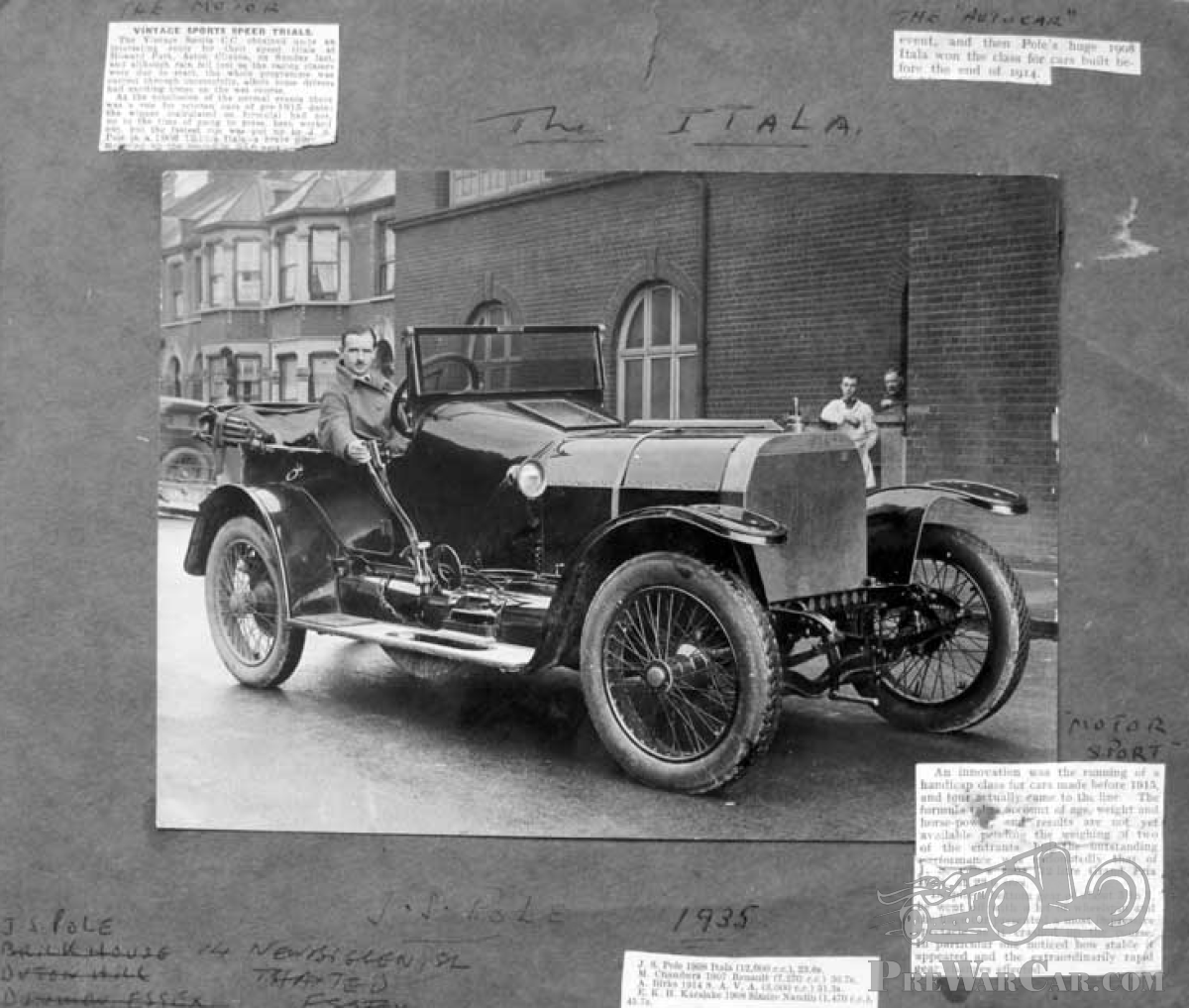 1908 "Grand Prix" Itala - PreWarCar