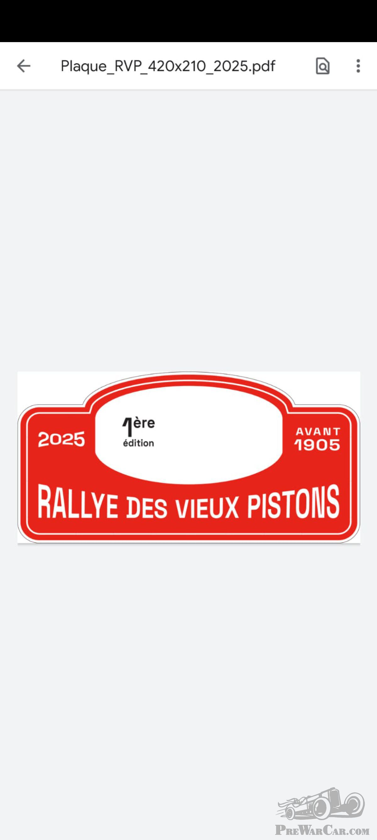 1st Rallye des Vieux Pistons in the Loire Valley, France: Pre-1905 Cars ...