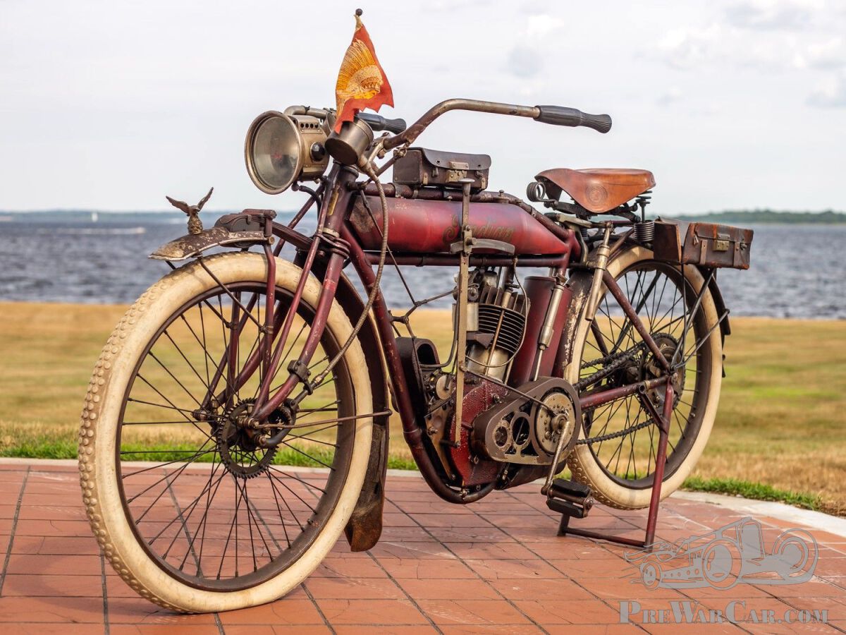 Moto Indian 4 HP Single 1911 a vendre - PreWarCar