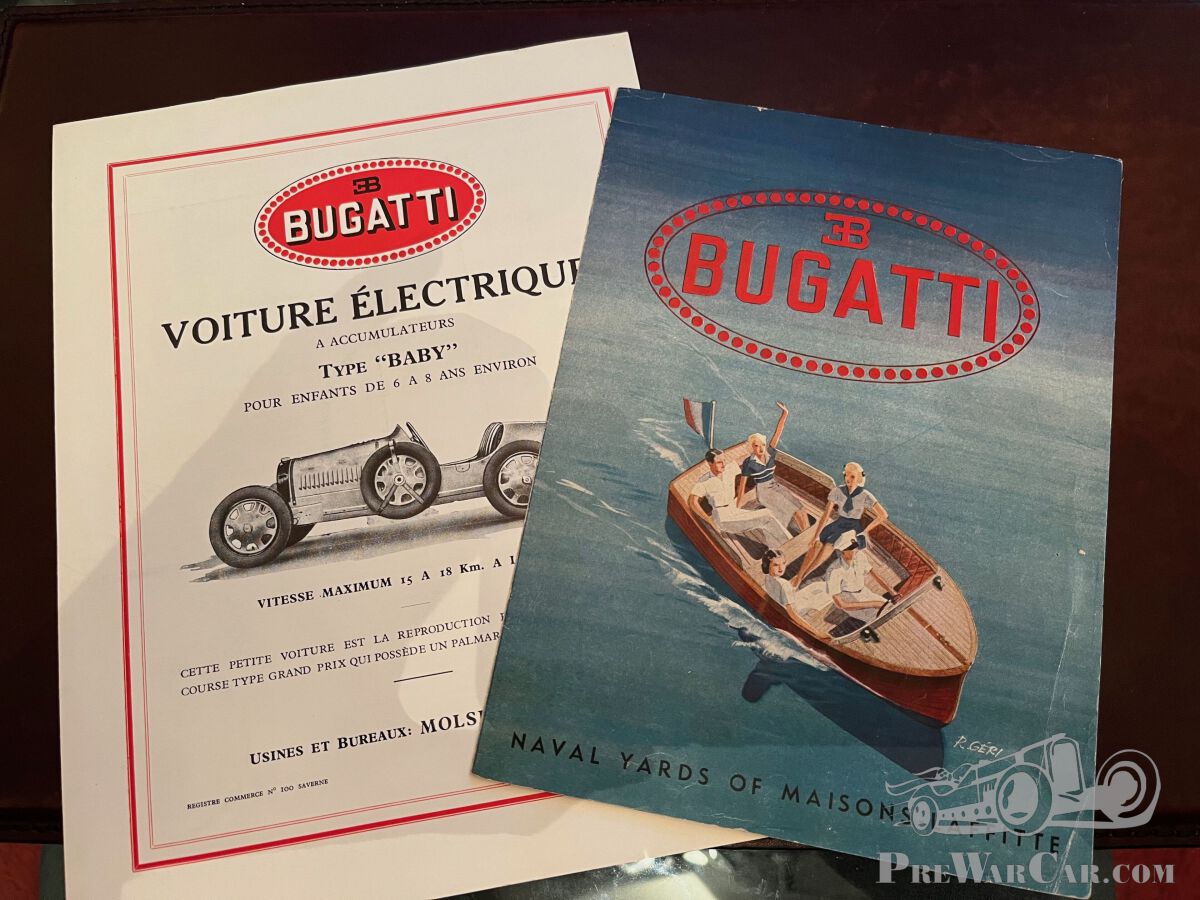 Part Bugatti Documentation/ Books Bugatti for sale - PreWarCar