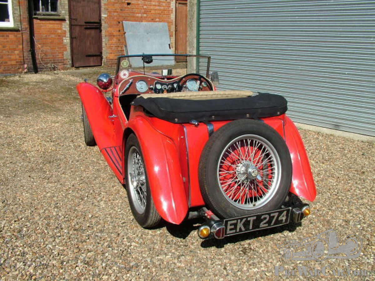 Voiture MG TA sports 1938 a vendre - PreWarCar