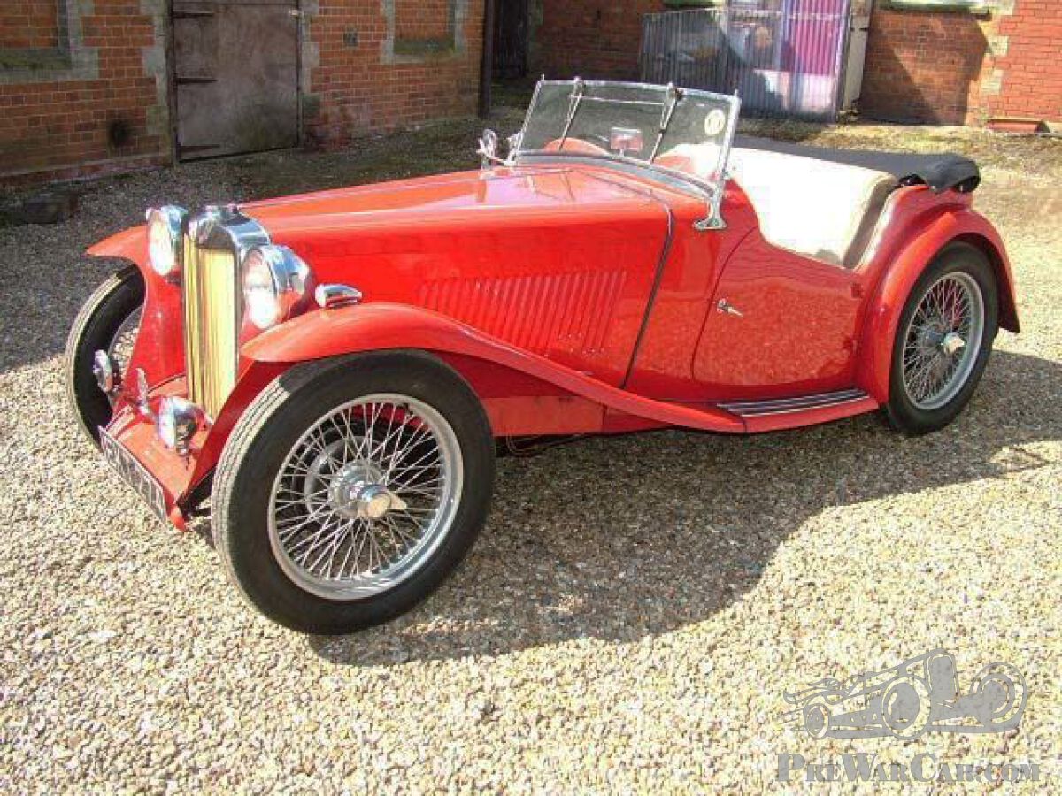 Voiture MG TA sports 1938 a vendre - PreWarCar