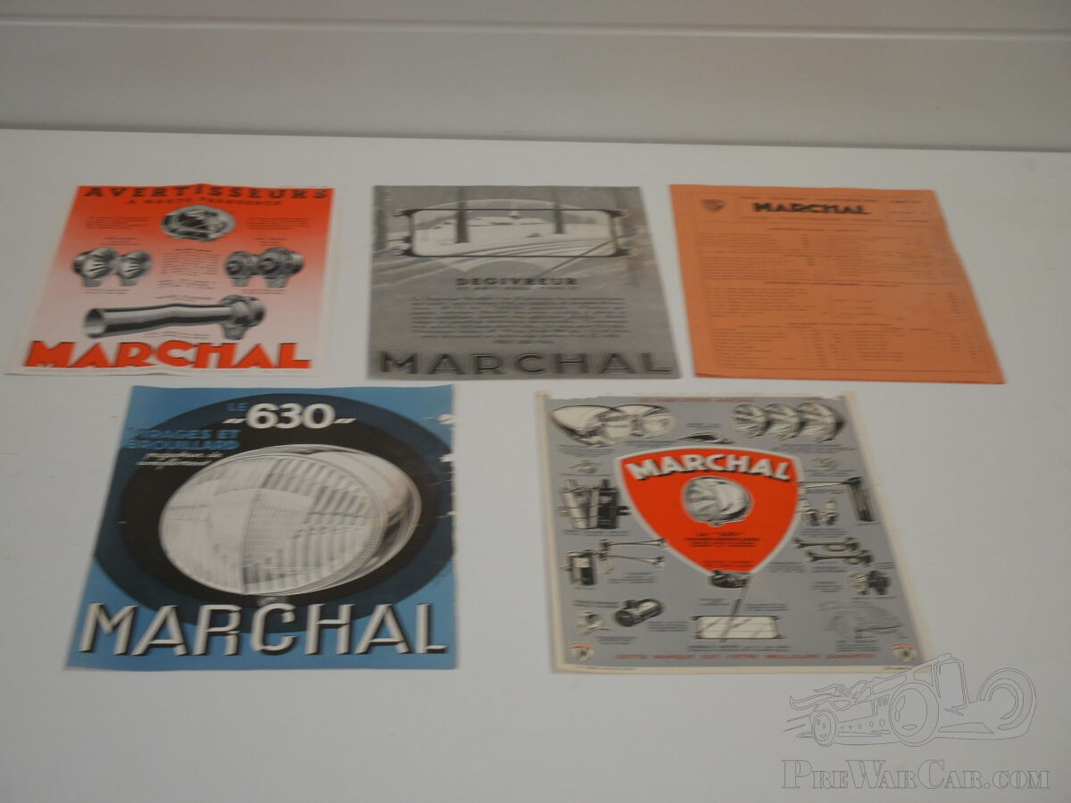 Part Marchal Documentation/ Books A variety of cars for sale - PreWarCar