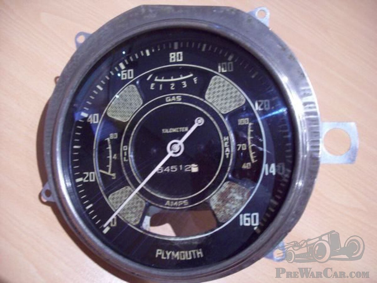 Part A variety of manufacturers Gauges Plymouth for sale - PreWarCar
