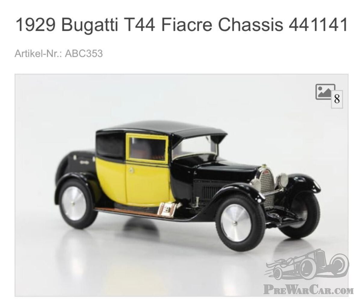 Voiture Bugatti Type 44 Coupé Fiacre, coachwork by Gangloff 1928 a ...