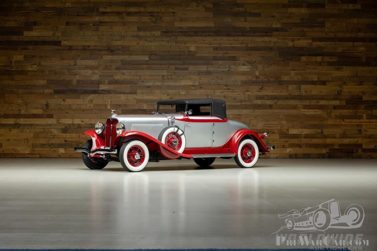 Car Auburn 8-100A Custom Cabriolet 1932 for sale - PreWarCar