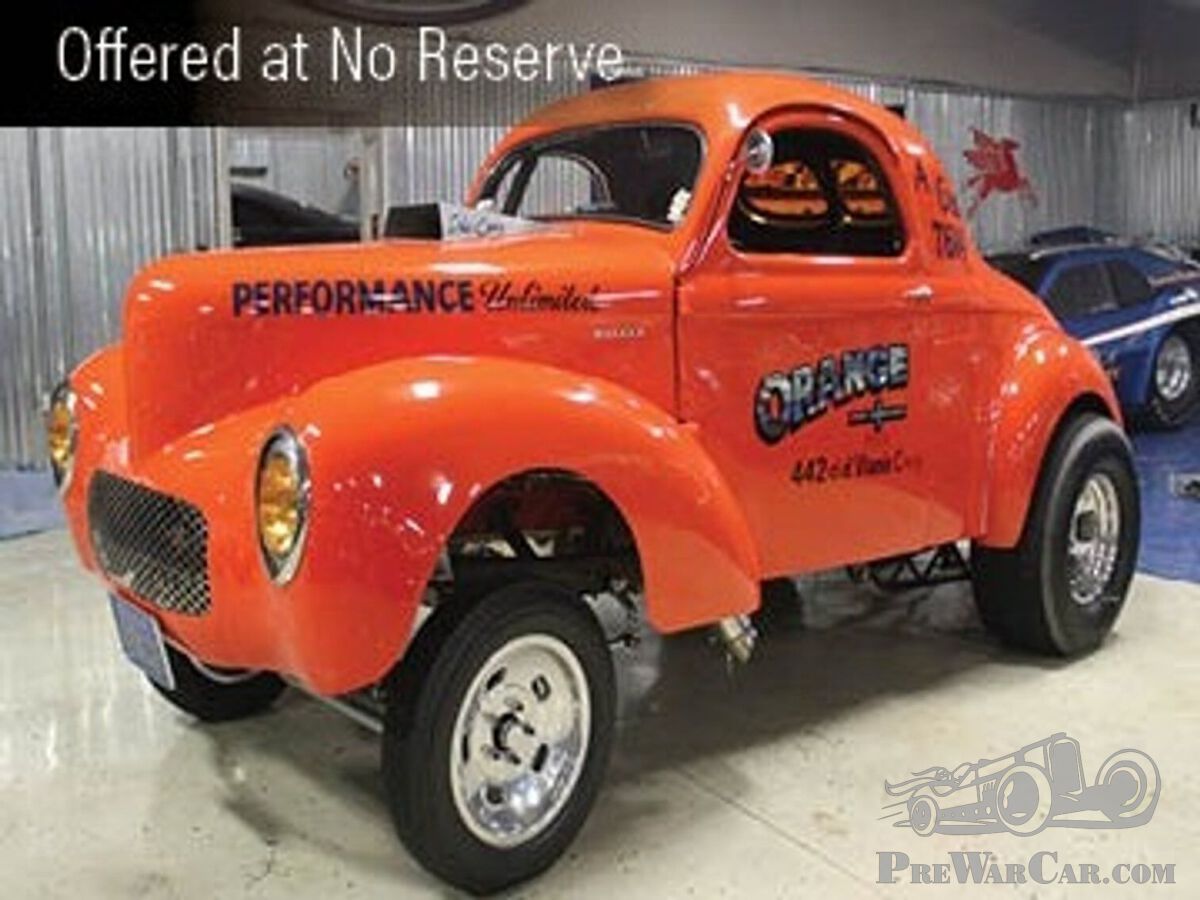 Car Willys Jeep GASSER ORANGE PLUS 1940 for sale - PreWarCar
