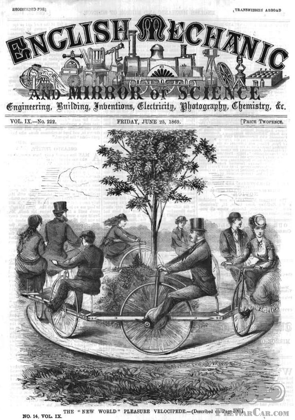 Bicycles Altro 1867-1868 VELOCIPEDE (Maker Joseph Cox of King’s Lynn ...