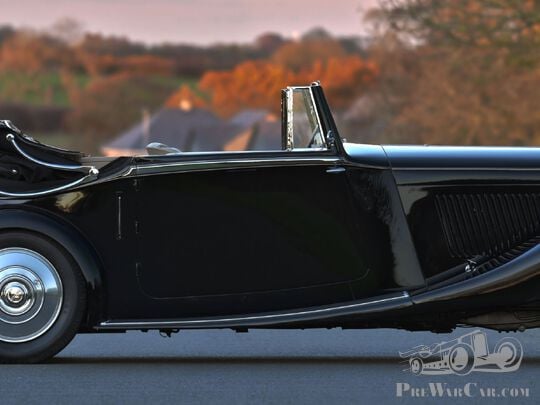 Car Bentley Derby 4.25 Litre Park Ward Drop head coupe. 1937 for sale ...