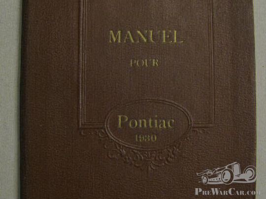 Part Pontiac Documentation/ Books Pontiac for sale - PreWarCar